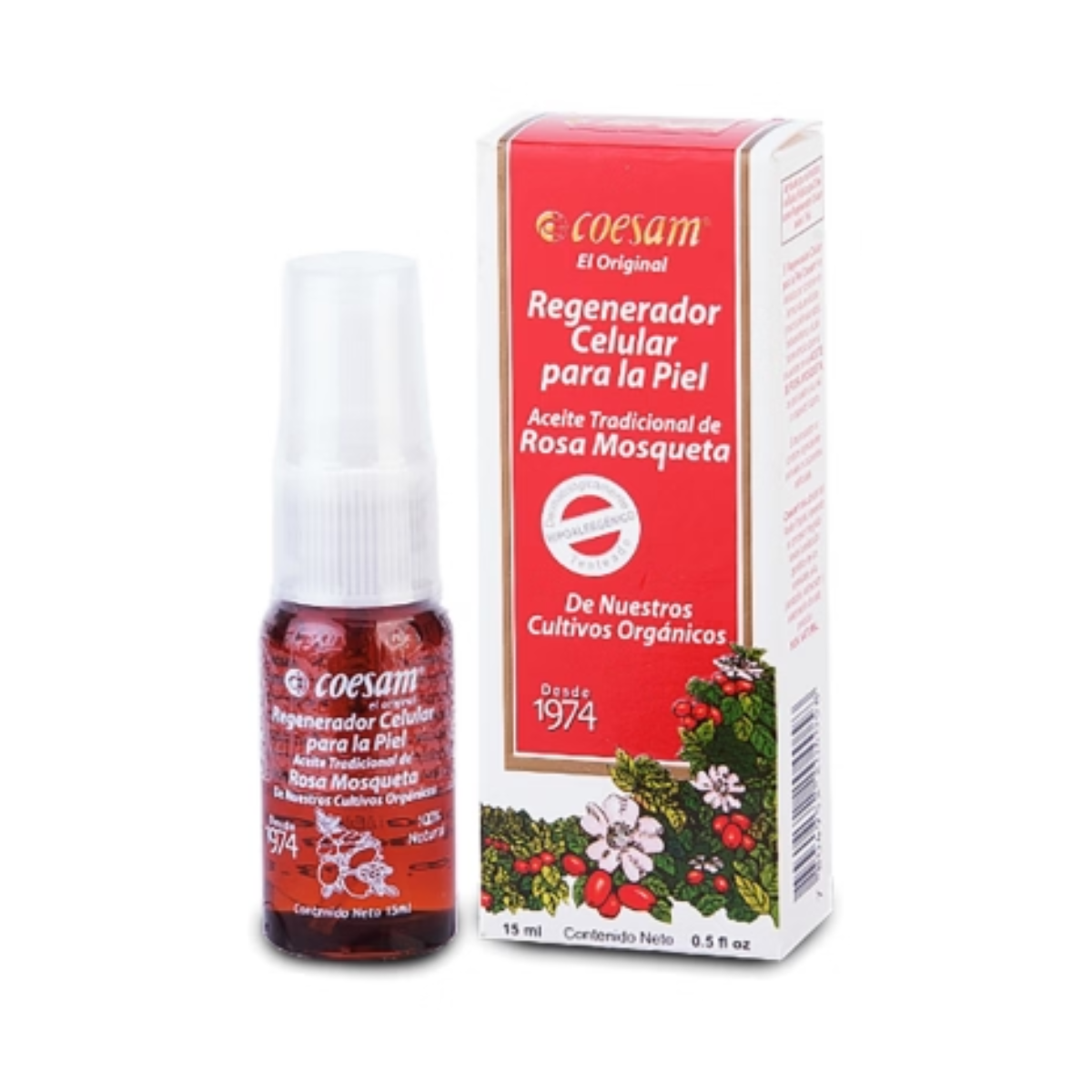 Aceite de Rosa Mosqueta 15ml COESAMⓇ - Queloide